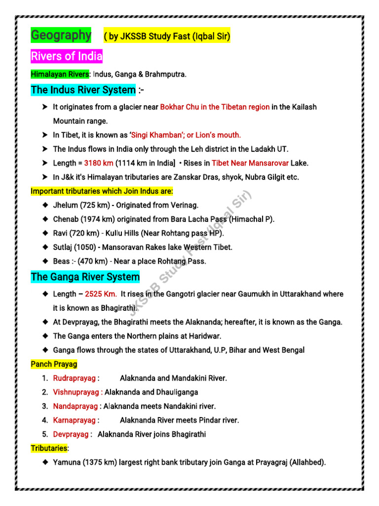 General Awareness NT by JKSSB Study Fast | PDF | Precipitation | Cloud