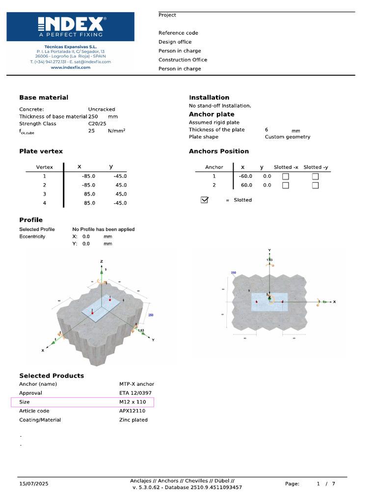 Middle Index Anchor Check | PDF