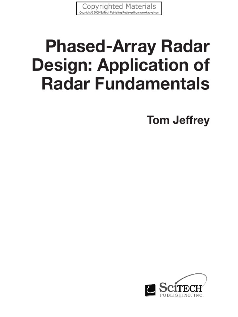 Phased-Array Radar Design Fundamentals | PDF | Radar | Radio Technology