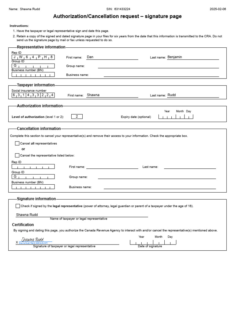 Shawna Rudd AuthRep 2024 - Signed | PDF | Computing