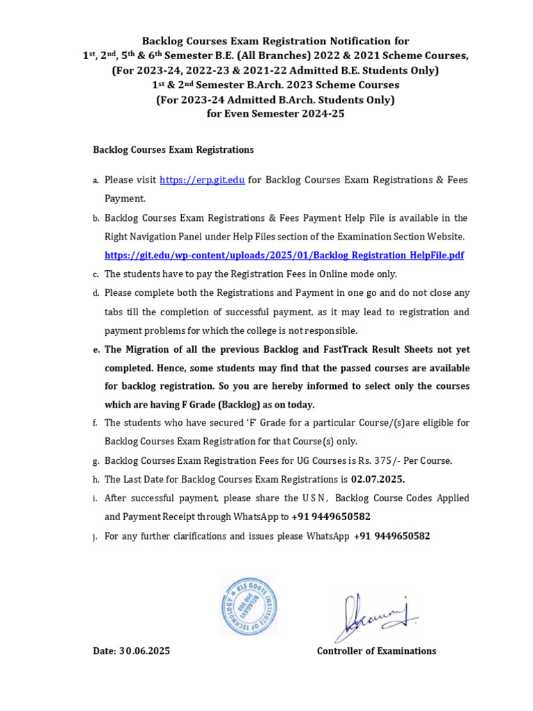 BC Registration Notification Even202425 12UG 56BE | PDF
