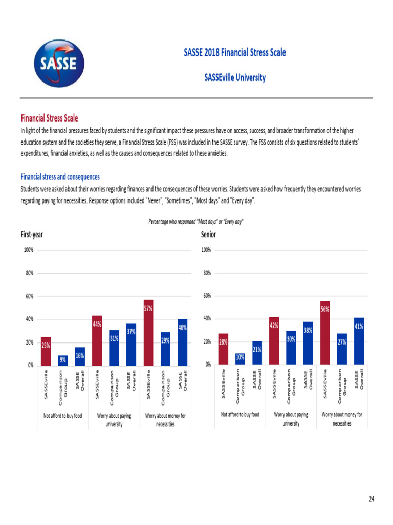 Financial Stress Scale Insights 2018 | PDF