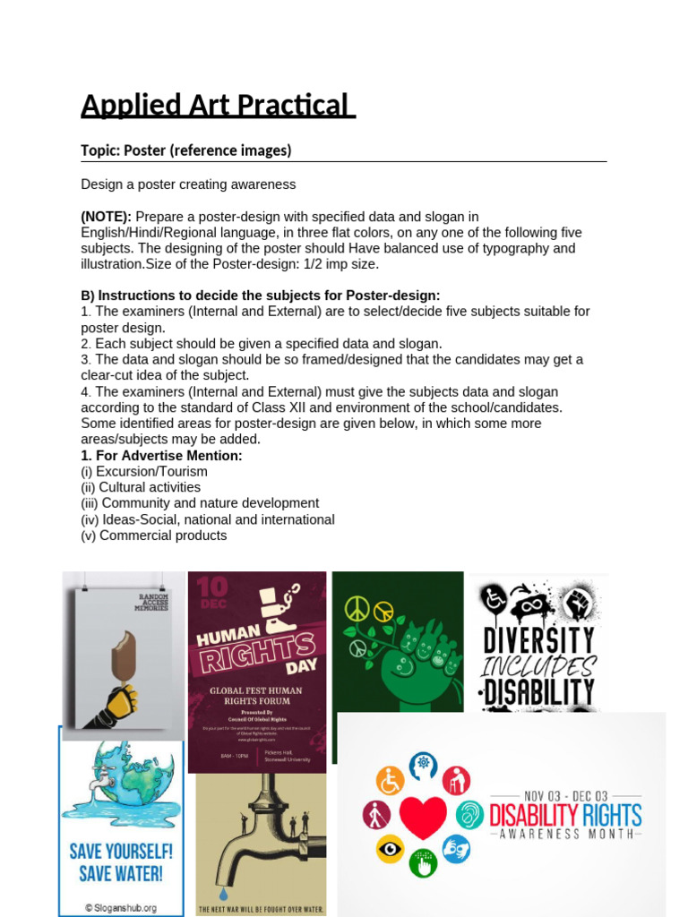 Awareness Poster Design Guidelines | PDF