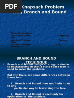 Knapsack Problem Using Backtracking | PDF