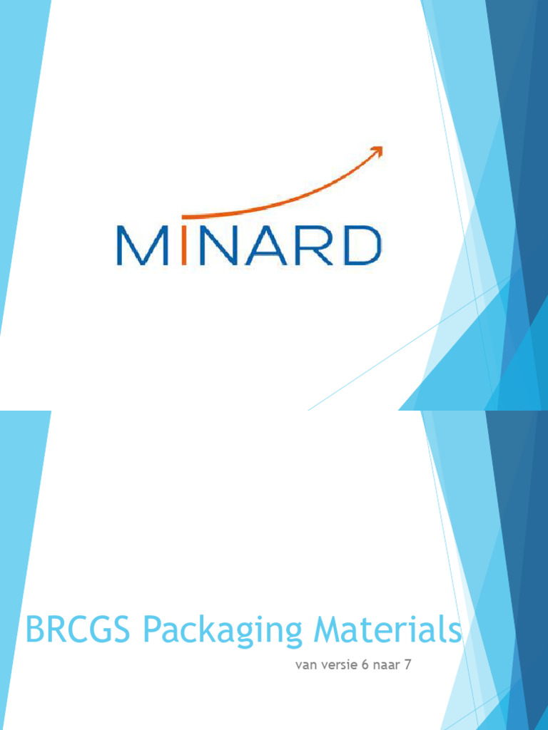 BRCGS Packaging Materials 6 Naar 7 Training | PDF