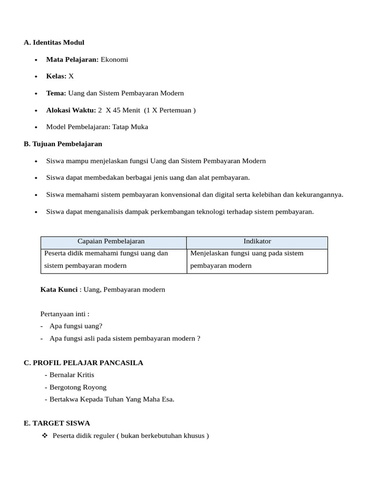 Modul Ajar PPG Fix | PDF