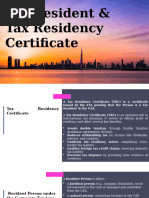 Taxation Residency Certificate (TRC) User Guide - Registration and ...