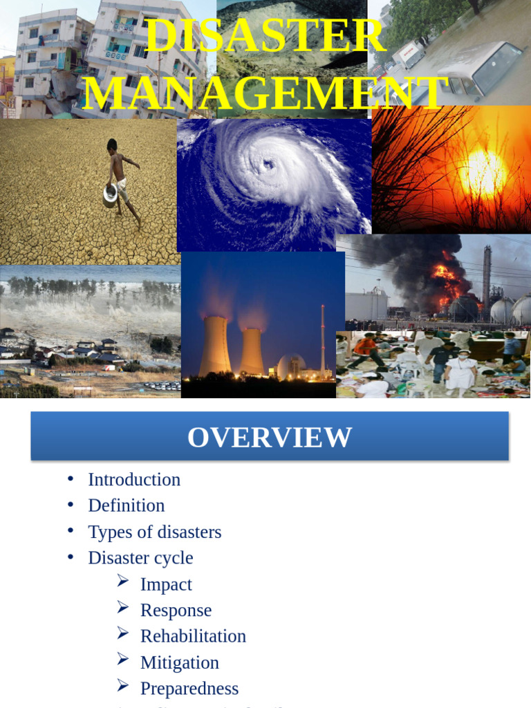 Comprehensive Disaster Management Guide | PDF | Nuclear And Radiation ...