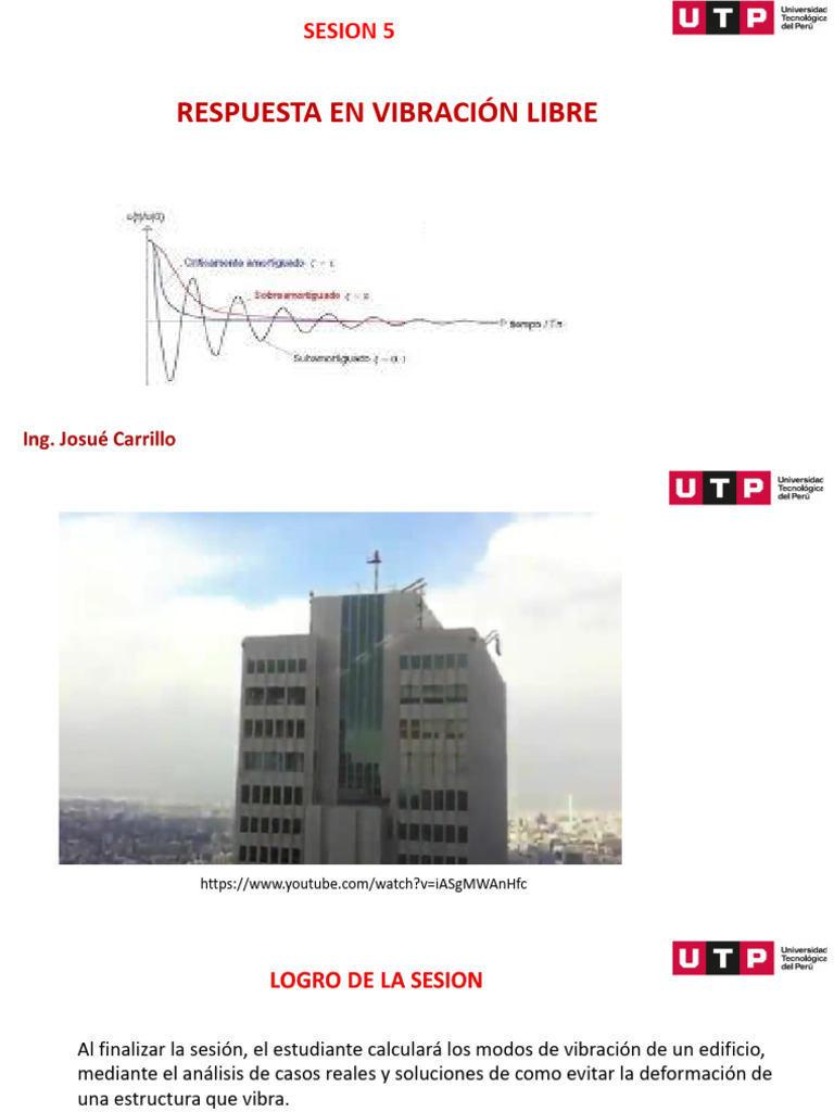 Modos de Vibración en Estructuras | PDF | Modo normal | Matriz ...