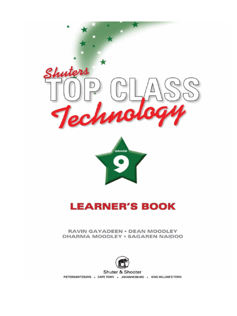 Top Class Technology Learners Book Grade 9 | PDF