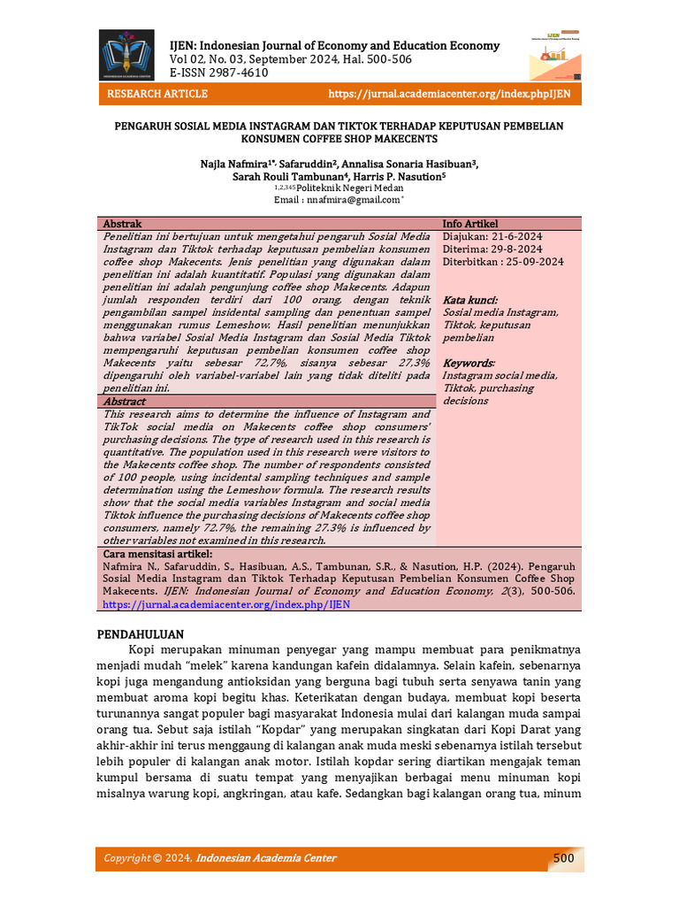 Jurnal Nuat Mendeley Metopen | PDF