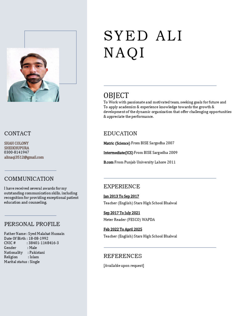 Syed Ali Naqi | PDF