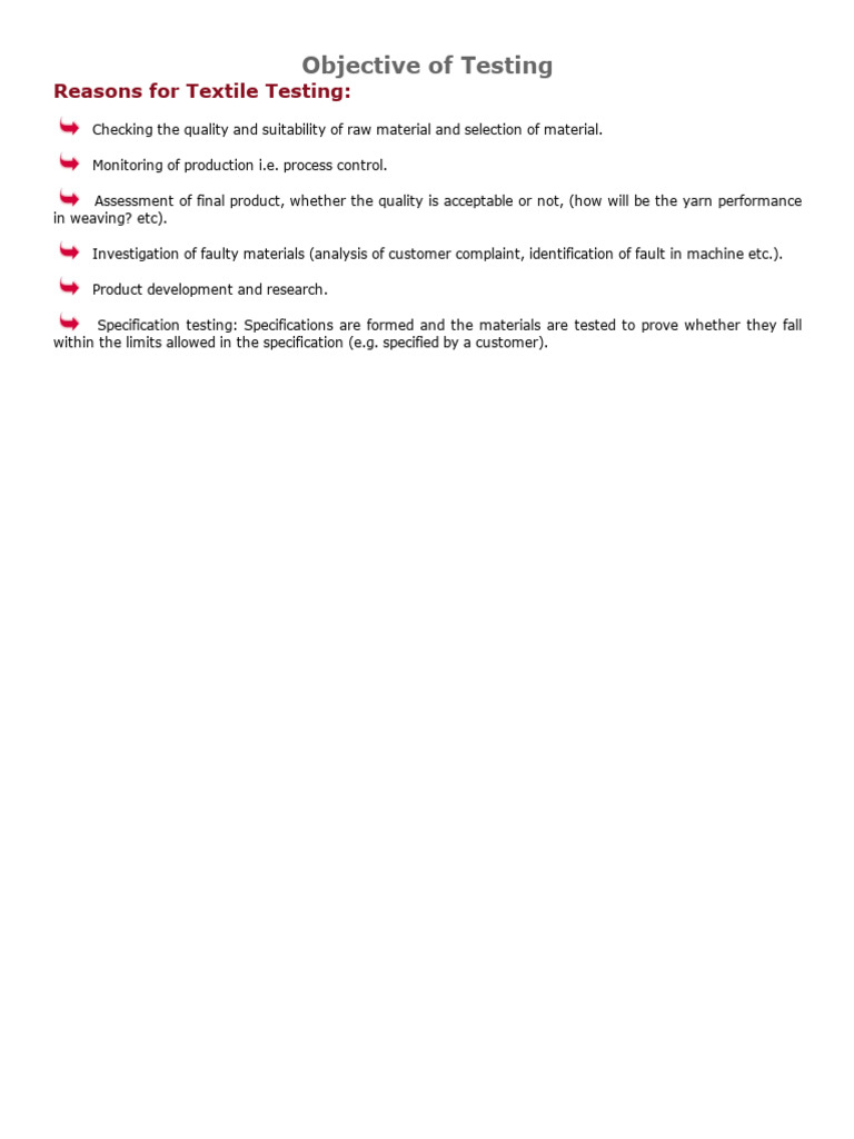 Textile Testing | PDF | Sampling (Statistics) | Yarn