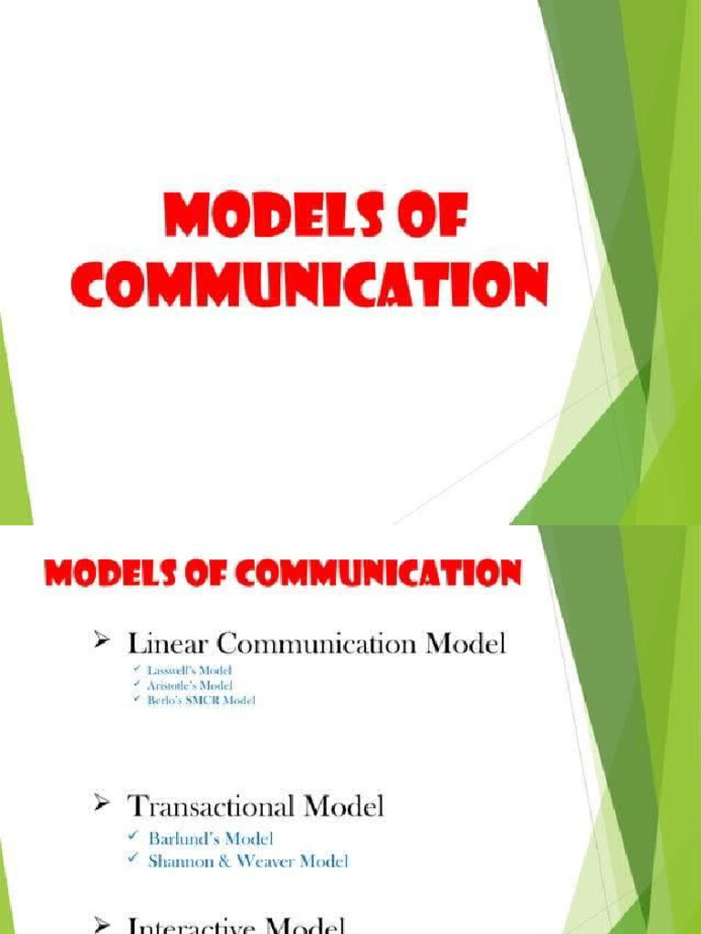 L2 Models of Communication | PDF