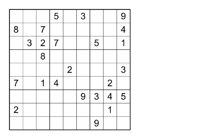 Sudoku Easy 000503009 | PDF