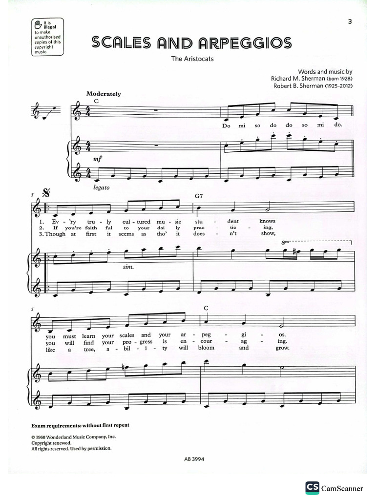 Scales & Arpeggios | PDF