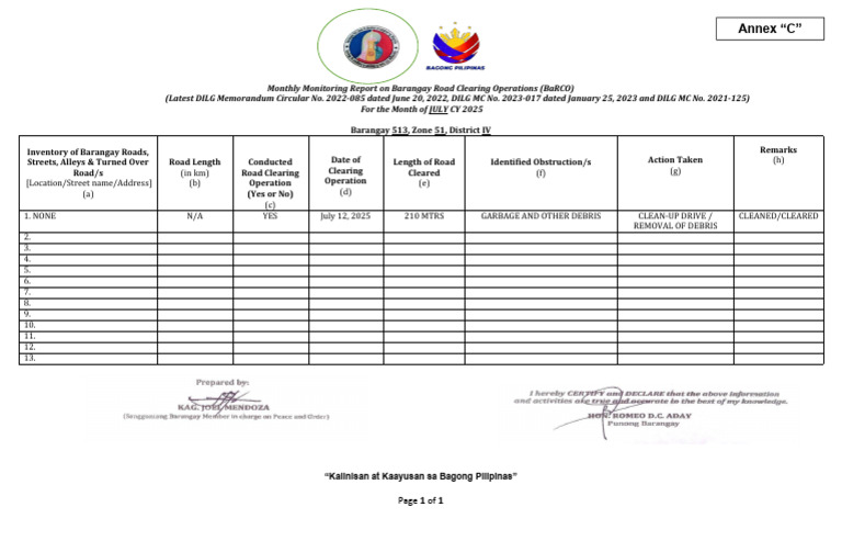 Annex C_Barangay BaRCO Monthly Monitoring Report Template With PB_s ...