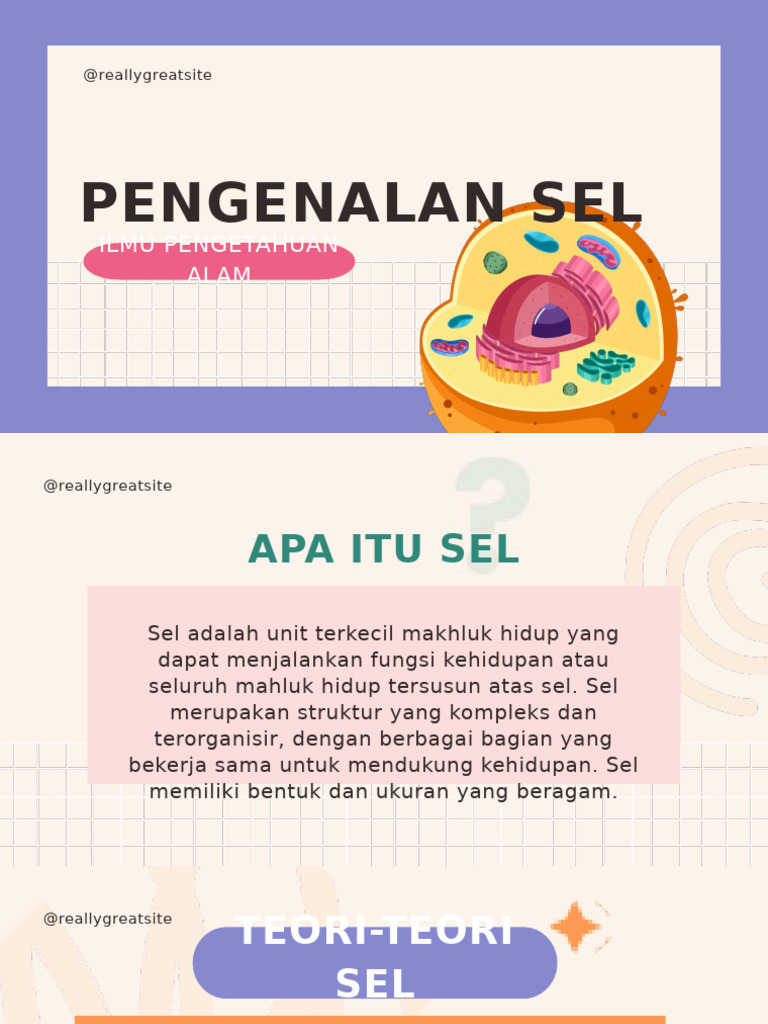 Pengenalan Sel | PDF