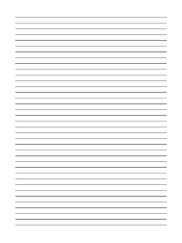 A4 Ruled Sheets 20 Pages | PDF