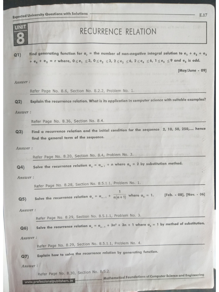 MFCS Unit - 4 Assignment | PDF