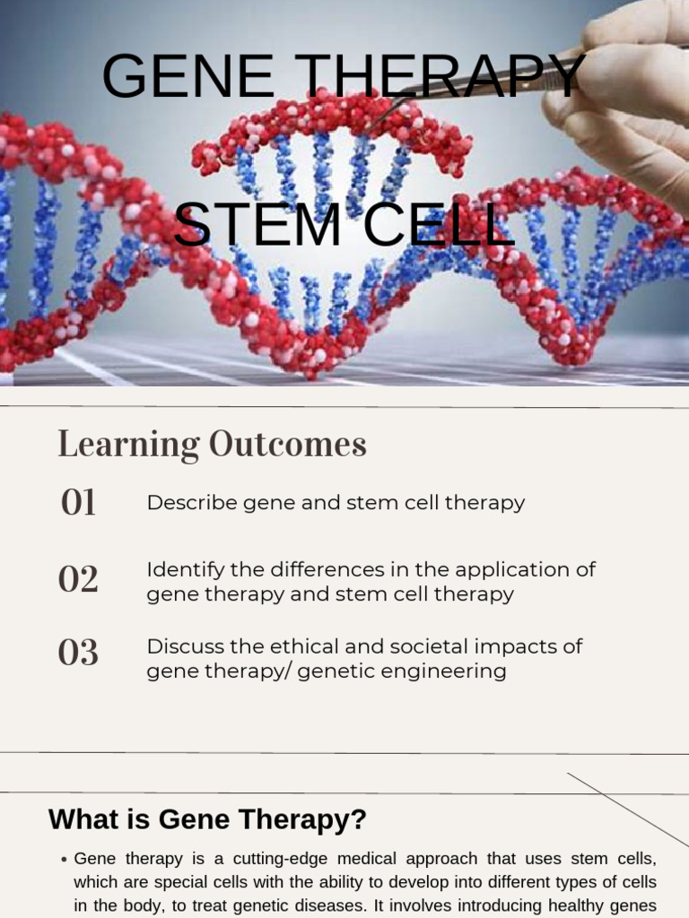 Chapter 11 Gene Therapy Stem Cells Edited | PDF | Gene Therapy | Cell ...