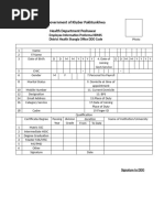 Handover Takeover Format | PDF
