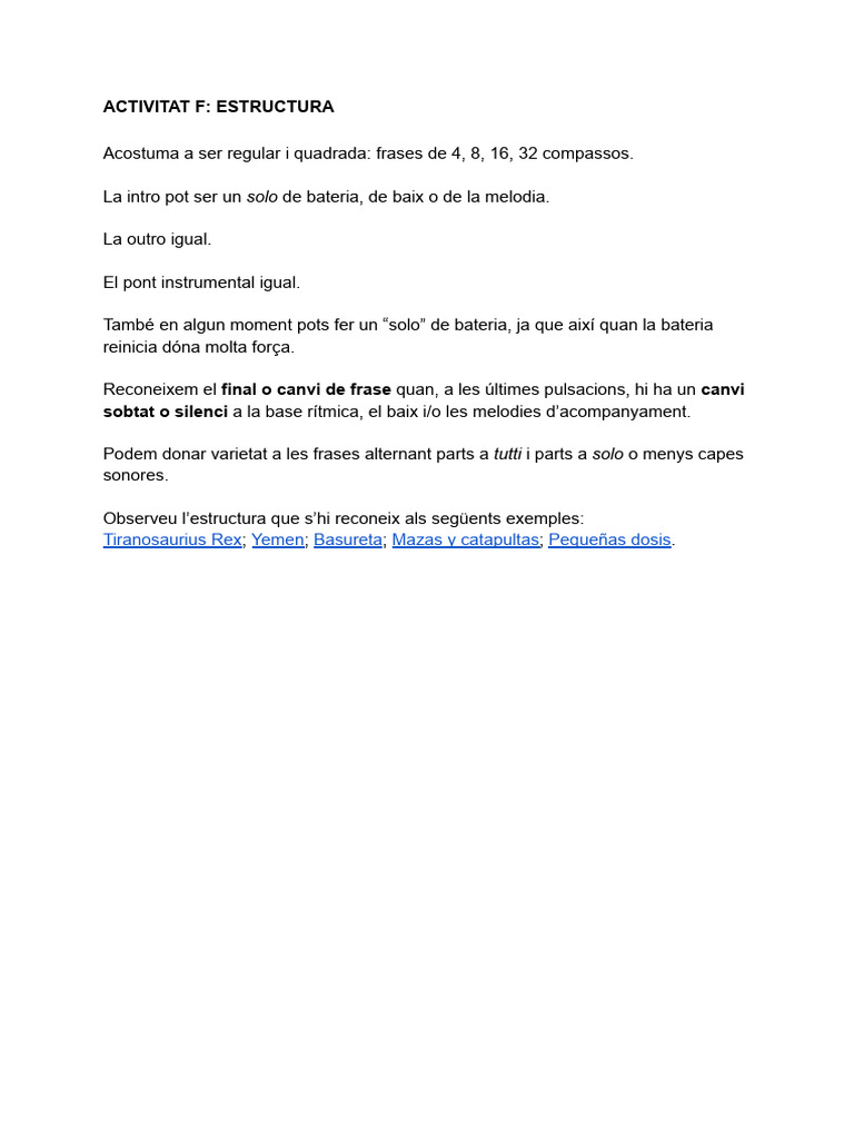 Estructura Base Rap | PDF