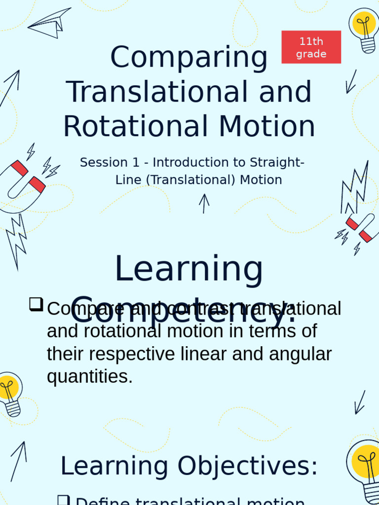 NO. 2 Translational and Rotational Motion | PDF | Rotation Around A Fixed Axis | Rotation