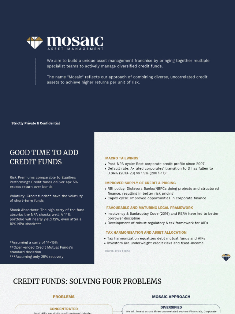 Mosaic Fund Deck | PDF | Bonds (Finance) | Macroeconomics