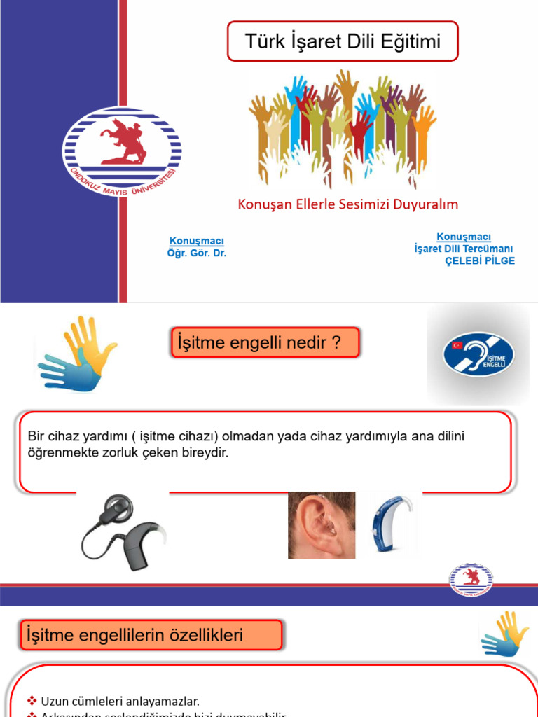 Isaret Dili Egitimi | PDF