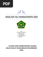 Analisis Isu Manajemen ASN Lengkap | PDF