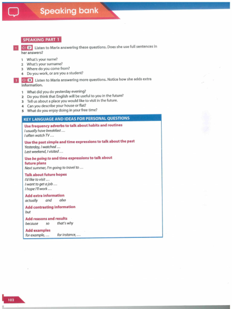 Bank Speaking | PDF