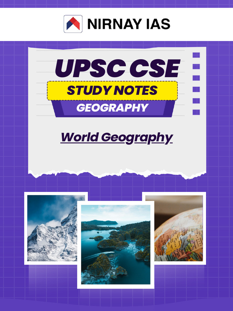 Upsc Cse: Study Notes | PDF | Atmosphere | Planets
