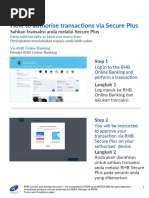 RHB Reflex Secure Plus: Reference Guide | PDF | Personal Identification ...