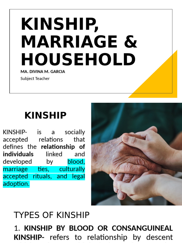 Lesson 6 - Part 2 Kinship, Marriage & Household | PDF | Kinship | Family
