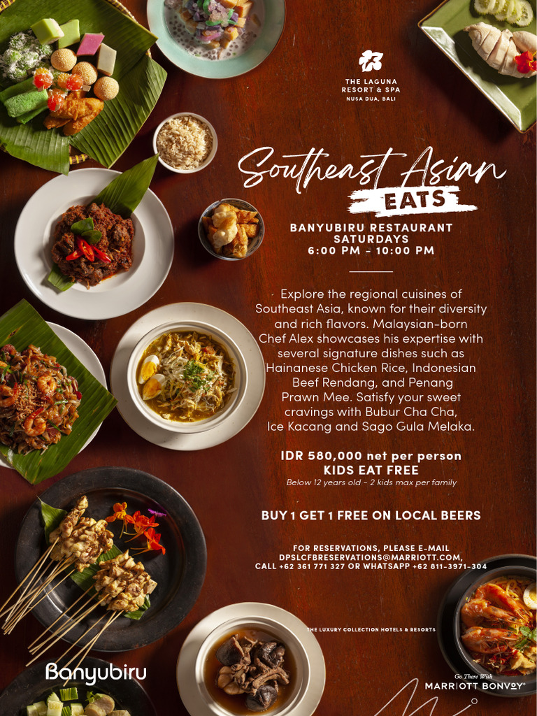 Banyubiru's Southeast Asia Signature Menu | PDF