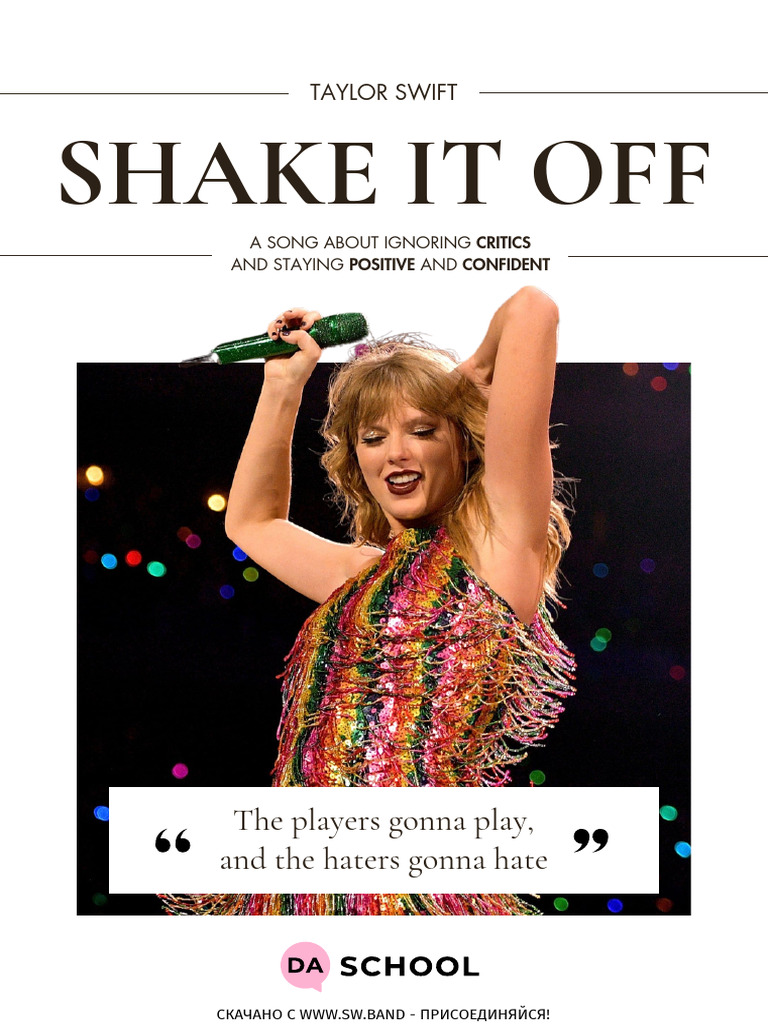 (SW - Band) Taylor Swift - Shake It Off | PDF | Recorded Music
