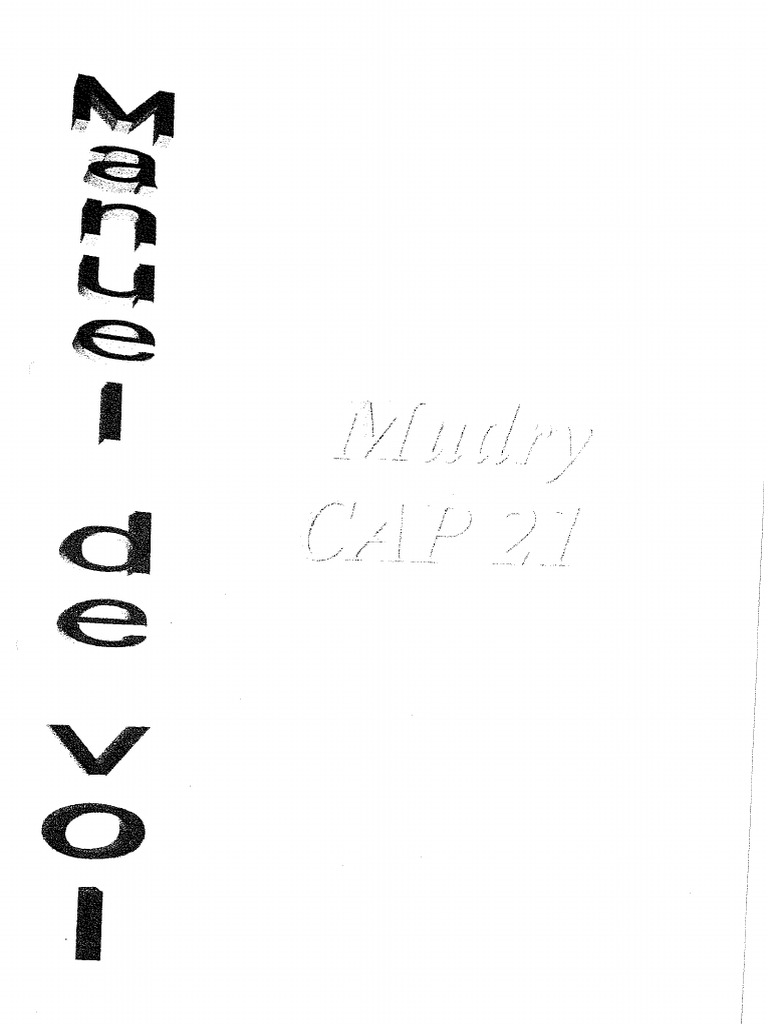MDV Mudry Cap21 | PDF