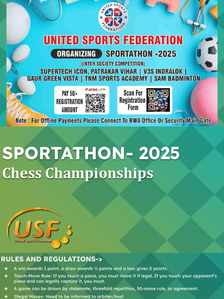 Sportathon 2025 - Chess | PDF