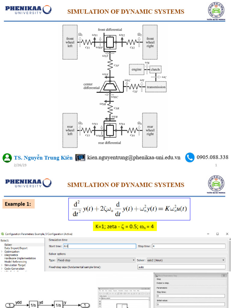 Matlab - Simulink - Simulation of Dynamic Systems On Vehicles - Part 1 | PDF