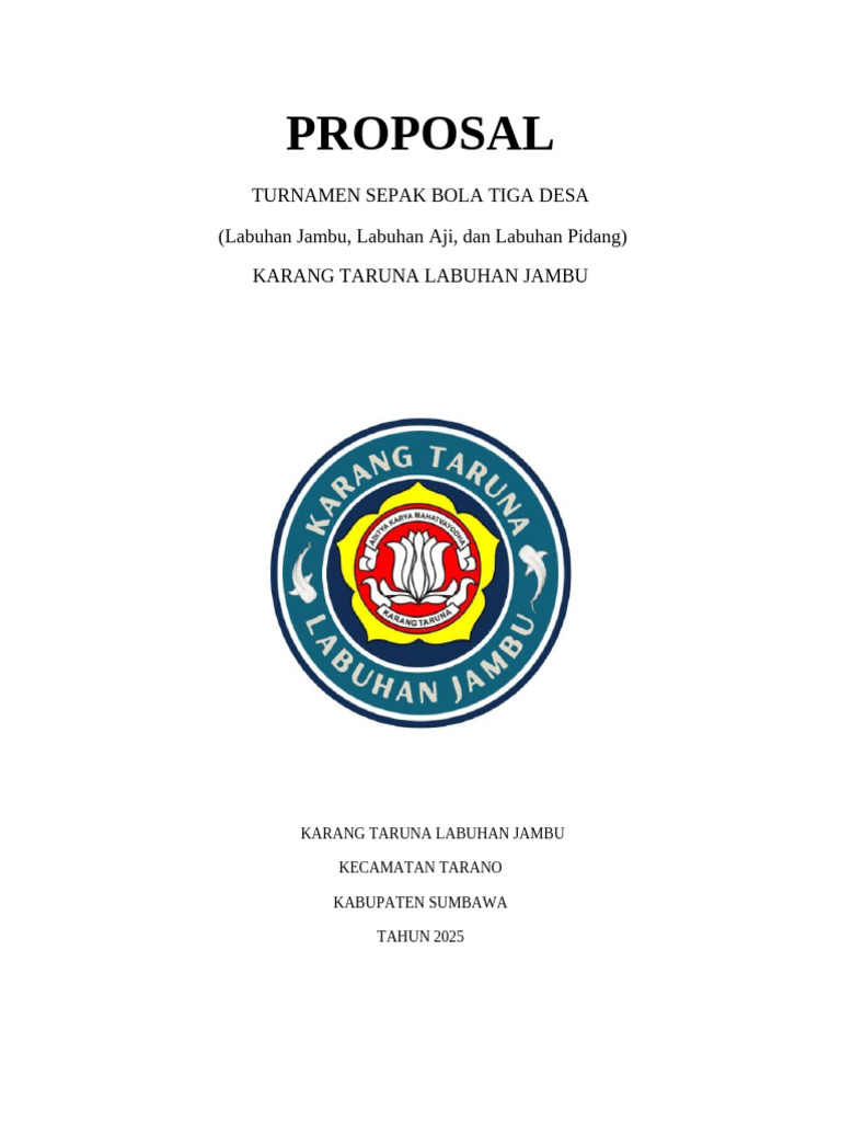 Proposal Sepak Bola-1 | PDF