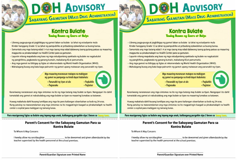 Consent Form Deworming | PDF