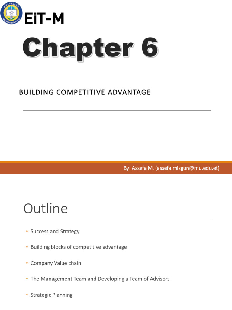 Chapter 6 Building Competitive Adv | PDF | Competitive Advantage | Economies