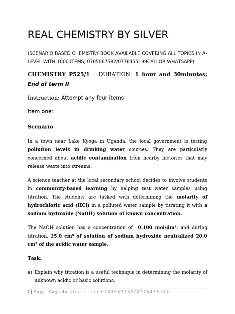 Chemistry by Silver Kagoda 2025 | PDF | Alkane | Sodium Hydroxide