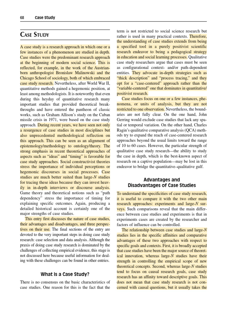 Givens Encyclopedia QRM Case Study | PDF | Positivism | Methodology