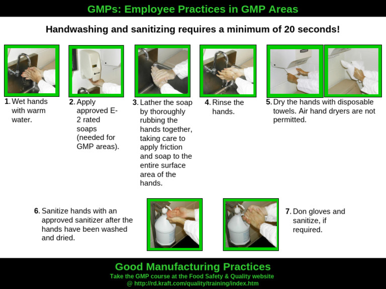 GMP Handwashing Part 2 | PDF