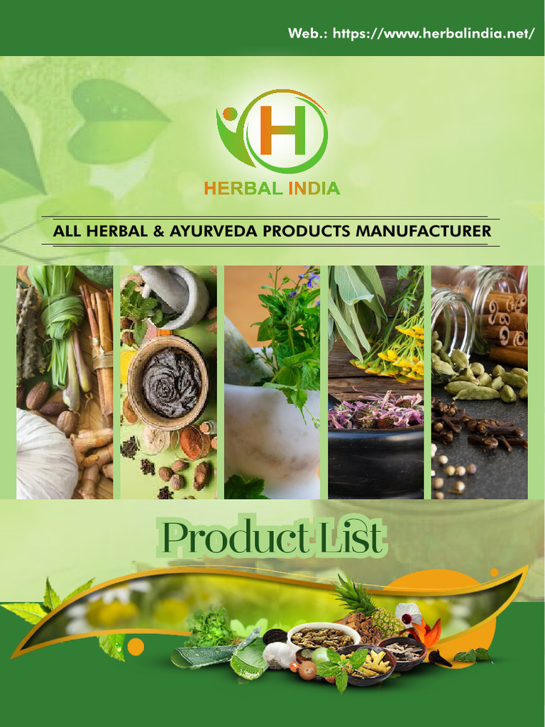 Herbal India: Ayurvedic Products Manufacturer | PDF
