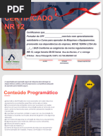 Modelo Certificado NR-12 | PDF