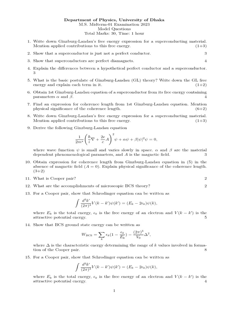 CMMS Inc | PDF | Superconductivity | Theoretical Physics