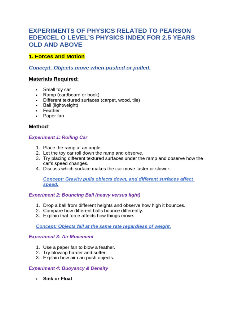 Experiments of Physics | PDF